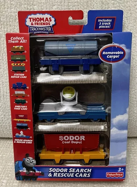 THOMAS TRACKMASTER Sodor Search And Rescue 3 Different Wagons With ...