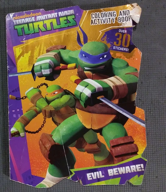 TEENAGE MUTANT NINJA Turtles Nickelodeon Coloring/Activity Book over 30 ...