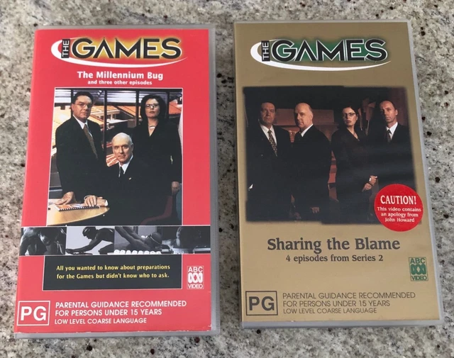 THE GAMES - JOHN CLARKE BRYAN DAWE - 2x VHS TAPES 1999/2000 - NEW ...