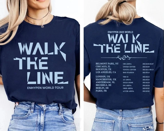 ENHYPEN WALK THE Line World Tour 2025 Enhypen Desire Kpop T-Shirt £20. ...