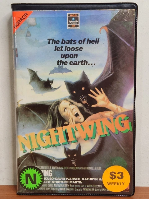 NIGHTWING (VHS,1979) EX Rental Clamshell Video - Horror $45.00 ...