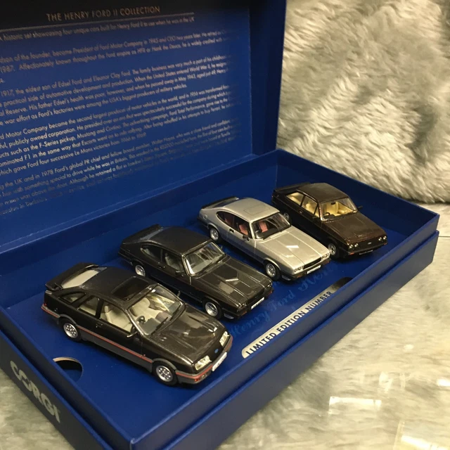 NEW CORGI VANGUARDS 1:43 Henry Ford 4 Car Collection Capri Escort ...
