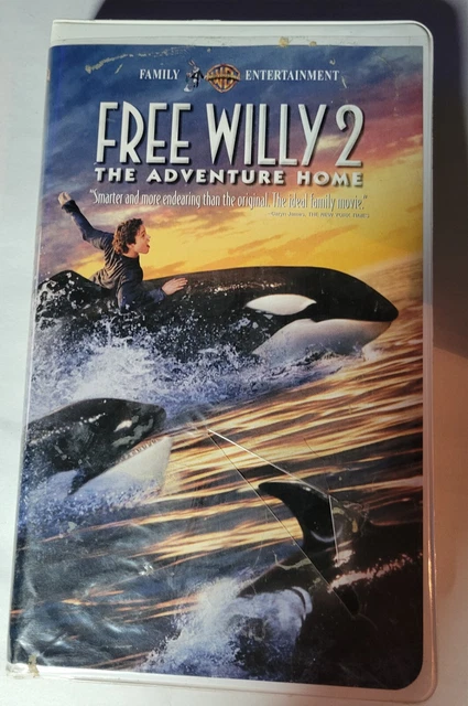 FREE WILLY 2: The Adventure Home (VHS, 1995) Clamshell Packaging £6.54 ...