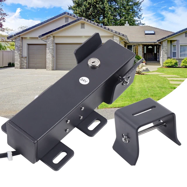 24V ELECTRIC GATE Latch Lock for Swing Gates Control DC Gate Opener ...