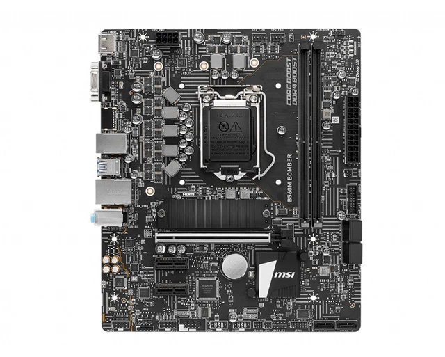 MSI B560M BOMBER Motherboard Intel B560 LGA 1200 DDR4 M.2 Micro ATX VGA Core £207.00 - PicClick UK
