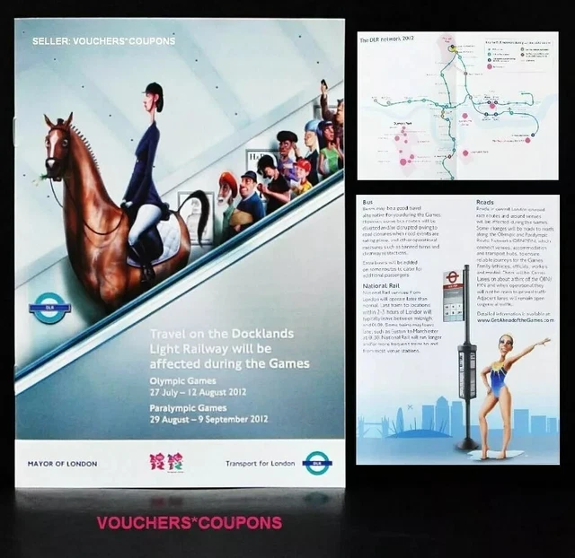 LONDON 2012 OLYMPIC And Paralympic Games Docklands Dlr Travel Guide ...