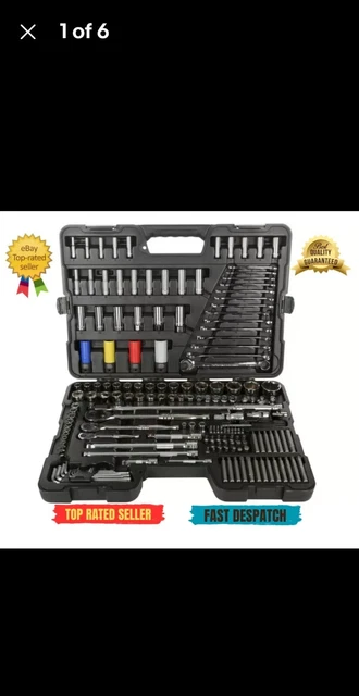 HALFORDS ADVANCED Socket and Spanner Set - 175 Piece 735831 Lifetime ...