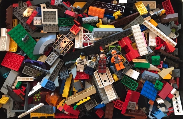 ASSORTED LEGO BULK 1Kg, with 4 Minifigures - Used $35.00 - PicClick AU