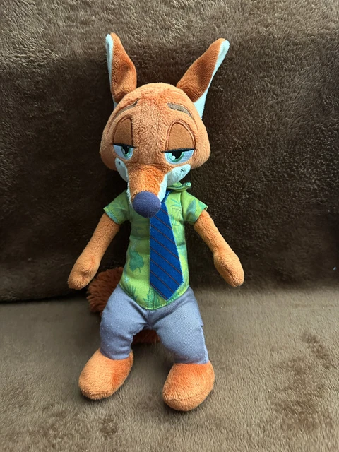 DISNEY ZOOTOPIA ZOOTROPOLIS Nick Wilde talking fox soft toy plush TOMY ...