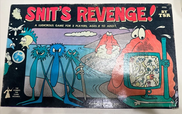 VINTAGE 1978/1980 SNIT'S REVENGE Board Game By TSR $59.99 - PicClick
