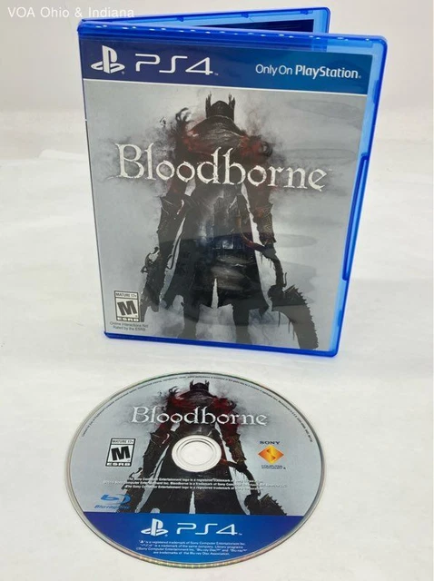 SONY PLAYSTATION 4 Bu-Ray Disk FromSoftware Bloodborne Game Disk & Case ...