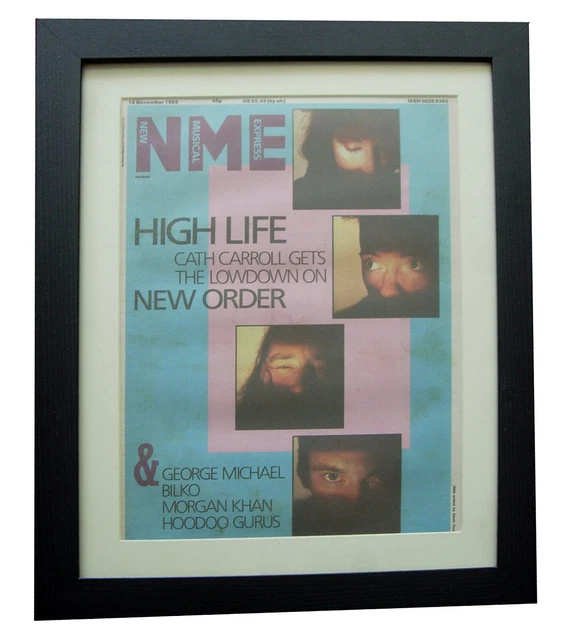 NEW ORDER+ORIGINAL 1985 Vintage Nme+Poster+Ad+Quality Framed+Express ...