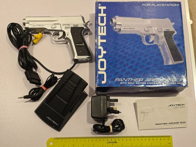 SONY PLAYSTATION 1 PS2 PS1 LIGHT GUN PISTOL G-Con Joytech Kickback ...