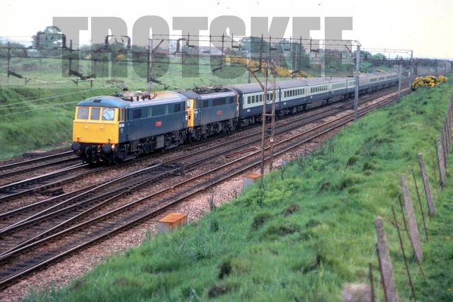 35MM SLIDE BR British Rail Electric Loco Class 86 86204 Basford Hall ...