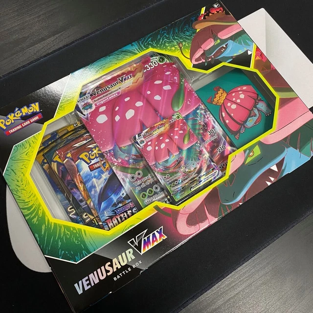 POKEMON TCG VENUSAUR VMAX Box Collection Battle Box Factory Sealed New ...