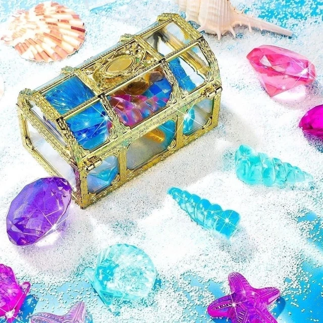UNDERWATER DIVING GEM Colorful Treasure Chest Swim Pool Toys Summer $20 ...