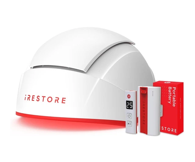IRESTORE PROFESSIONAL 282 Laser Hair Growth System + Battery Pack (NEW ...