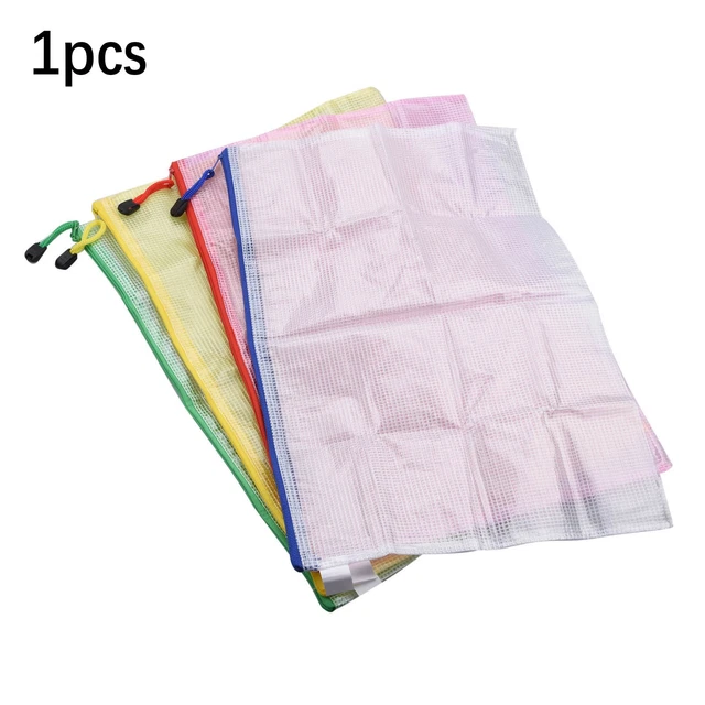 1*A3 PLASTIC ZIPPY Bags Zip File Storage Document Folder Protect Wallet ...