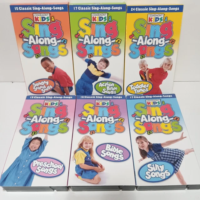 VTG TIME LIFE Cedarmont Kids Sing Along Songs VHS Preschool Bible Songs ...