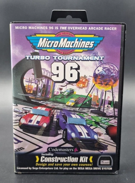 MICRO MACHINES TURBO Tournament 96 - SEGA Megadrive Mega Drive ...