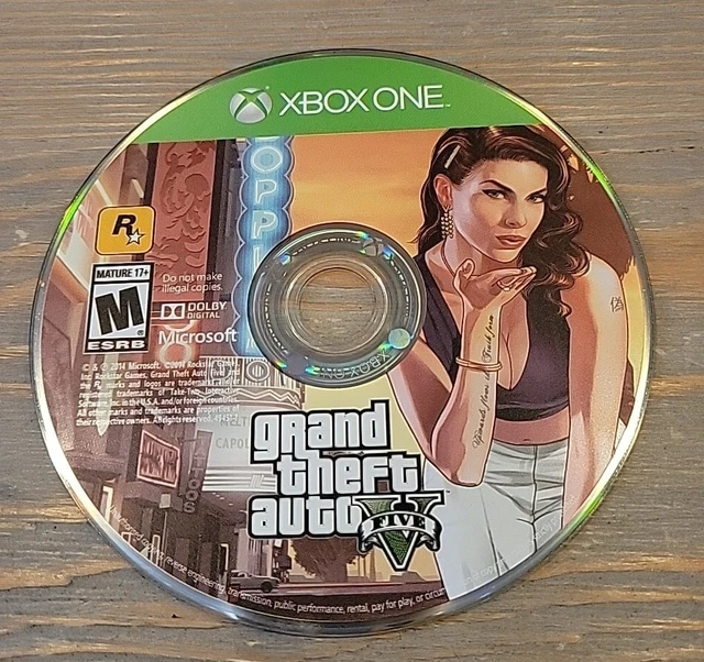 GRAND THEFT AUTO V GTA 5 Xbox One testato solo disco funzionante EUR 14 ...