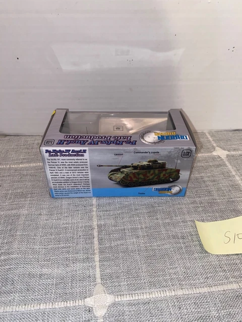 CHAR DRAGON ARMOR échelle 1/72 Pz.Kpfw.IV Ausf.H production tardive ...