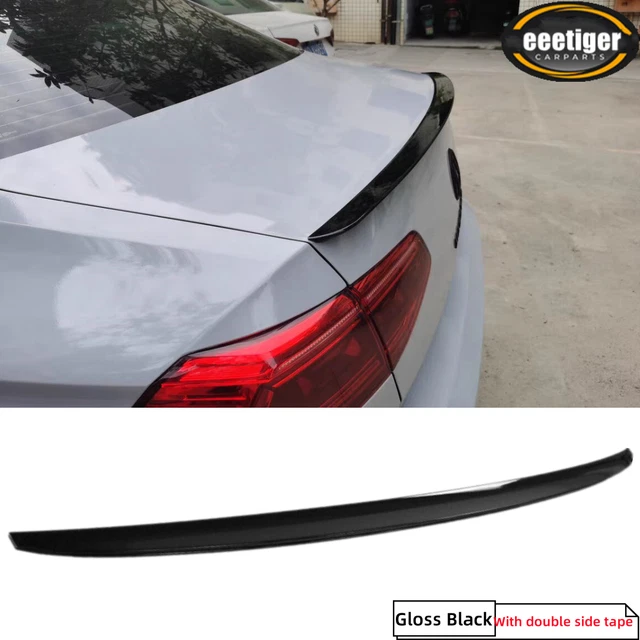 FOR VW PASSAT B8 Saloon Rear Boot Trunk Spoiler Lip Wing Gloss Black ...