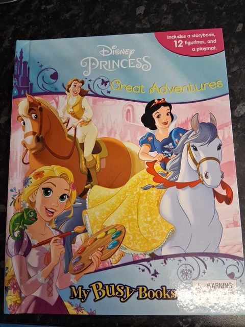 DISNEY PRINCESS GREAT Adventures My Busy Book £1.75 - PicClick UK