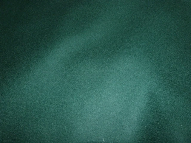STUNNING BOILED WOOL Fabric Remnant Colour Forest Green 5M £35.00 ...