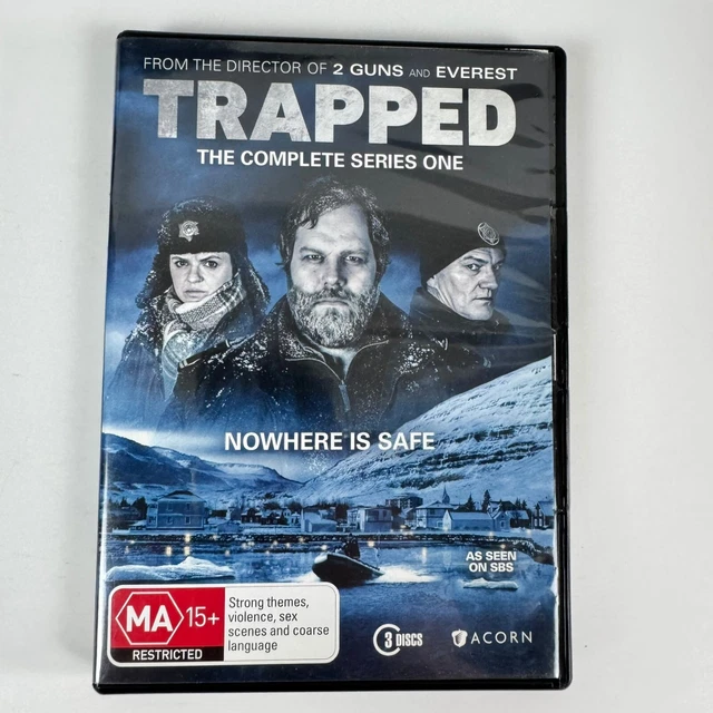 TRAPPED SERIES 1 (DVD 2016 3 discs) Olafur Darri Olafsson English subs ...