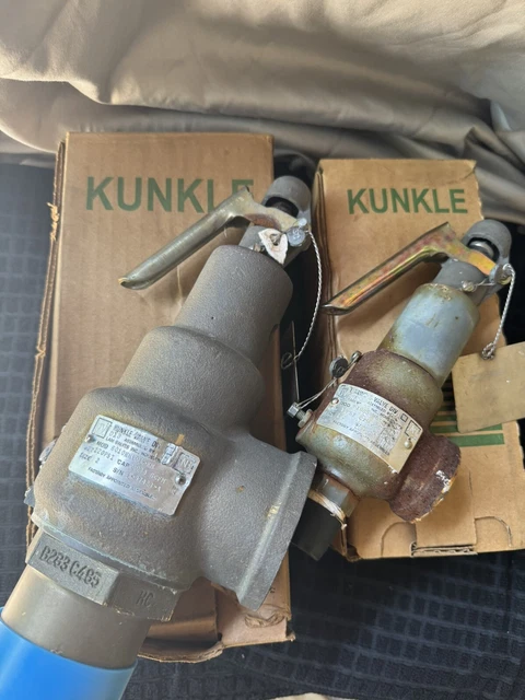 2 USED - Kunkle Pressure Relief Valves 2” & 1/2” Bundle £27.63 ...