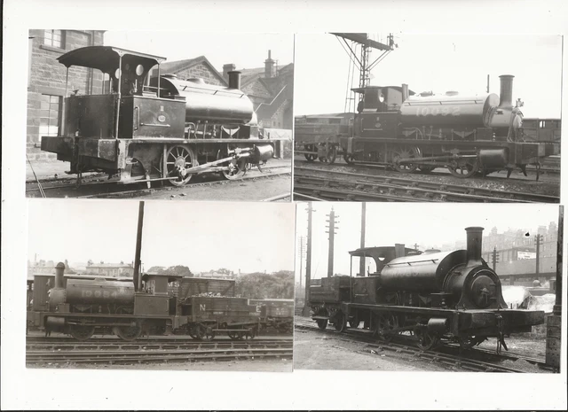 19 DIFFERENT PHOTOGRAPHS of North British Railway 0-4-0ST Y9 1st LNER ...