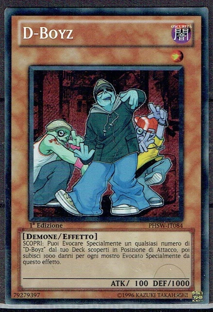 CARTA YU-GI-HO PHSW D-Boyz It084 Rara Segreta 1°Edizione EUR 10,00 ...