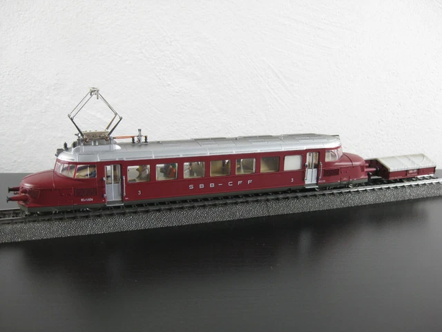 MÄRKLIN 37869 TRIEBWAGEN Serie RCe 2/4 " Roter Pfeil " 3. Klasse der ...