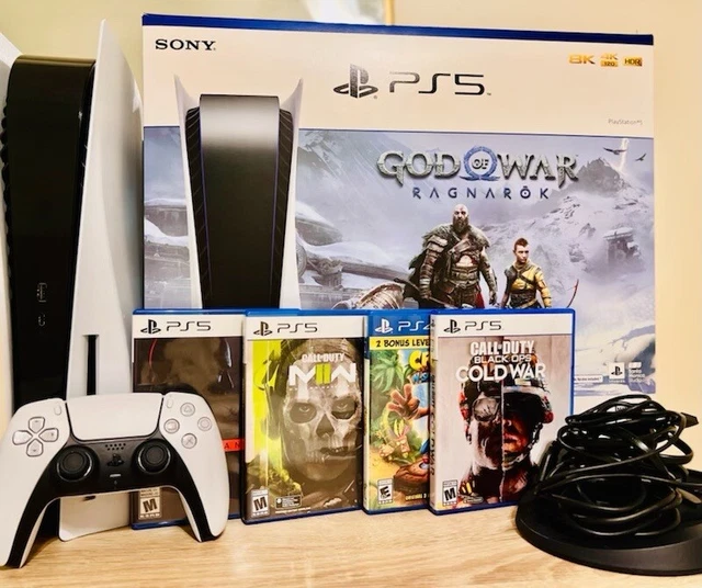 SONY PLAYSTATION 5 Blu-Ray Edition w/Multiple Games Included $827.02 ...