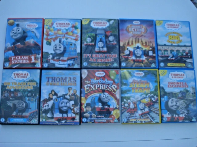 THOMAS FRIENDS TRACKMASTER Tank Engine Dvd X 10 Bundle 7 £10.08 ...