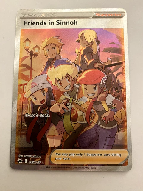 POKÉMON TCG FRIENDS in Sinnoh (Full Art) Crown Zenith 149/159 Holo ...