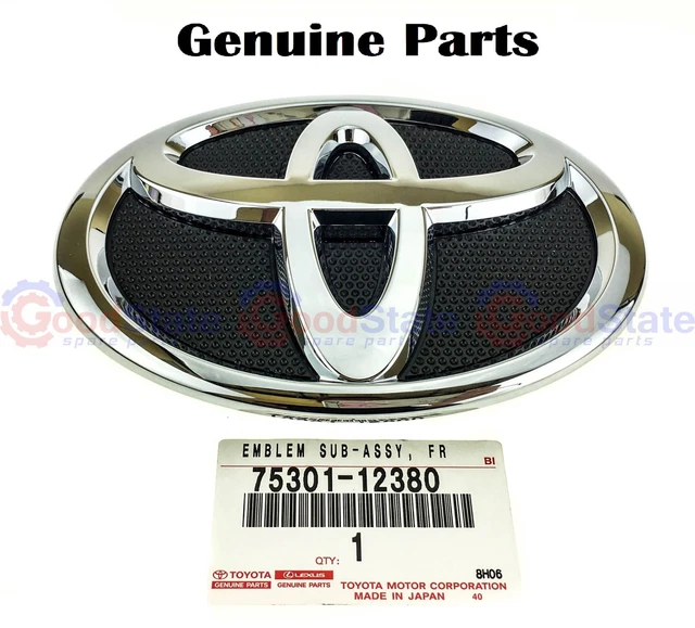 GENUINE TOYOTA RACTIS NSP120 NCP125 Front Grille Badge Emblem Ornament ...