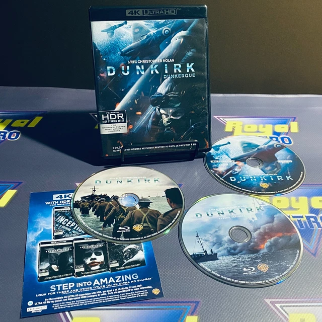 DUNKIRK (2017) 4K UHD + Blu-ray & Special Features - Christopher Nolan ...