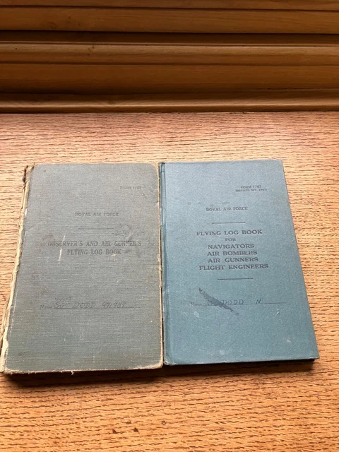 WW2 RAAF / RAF log book Dodd Bomber Command Lancaster £320.00 - PicClick UK