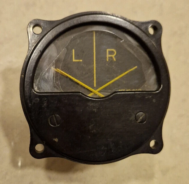 LANCASTER HALIFAX AIRCRAFT Instrument WW2 Visual indicator direction ...