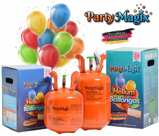 PARTYMAGIX HELIUM GAS Bottle Helium Gas Helium Bottle Gas Bottle Balloon Gas Party £23.23 ...