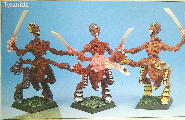 WARHAMMER 40K ROGUE Trader Kunststoff Tyranid Warrior 1990 Advanced ...