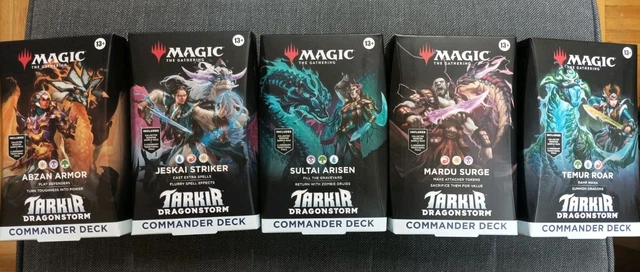 TARKIR DRAGONSTORM COMMANDER Deck Set, Magic the Gathering, ENG, neu ...