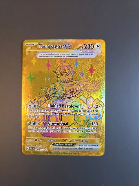 POKEMON TCG PRISMATIC Evolutions Terapagos EX 180/131 £2.20 - PicClick UK