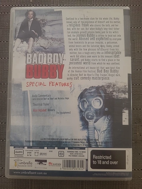 BAD BOY BUBBY DVD Movie 1993 Nicholas Hope Comedy All Regions B1 EUR 8 ...