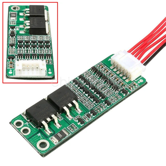 5S 15A LI-ION Lithium Battery BMS 18650 Charger Protection Board 18V ...