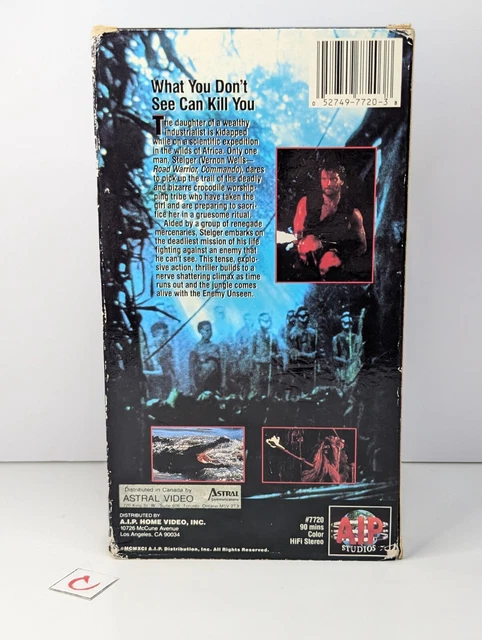 ENEMY UNSEEN (VHS 1989) Rare HTF Horror Vernon G. Wells $59.99 - PicClick CA