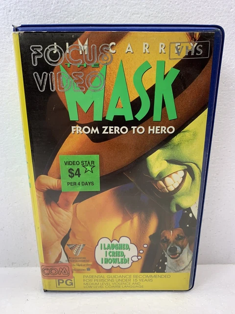 THE MASK RARE AU Roadshow Video VHS Jim Carrey Clamshell $15.00 ...