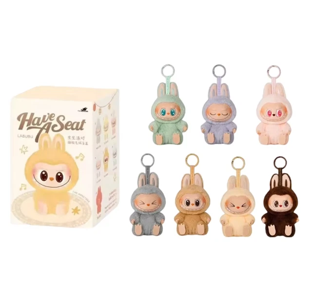 LABUBU THE MONSTERS Have A Seat Summer Party Macaron Plush Doll Blind ...